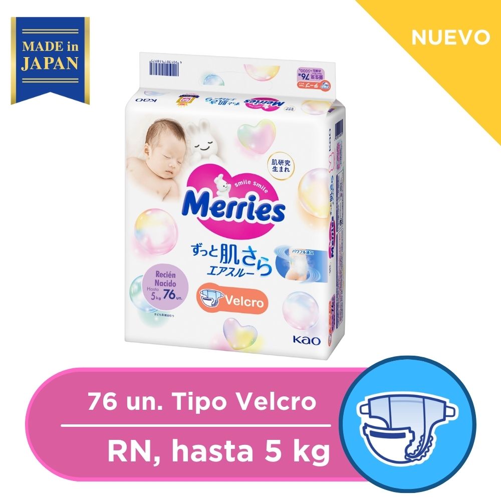 Pañal Merries Super Jumbo (Velcro) – Crece Seguro